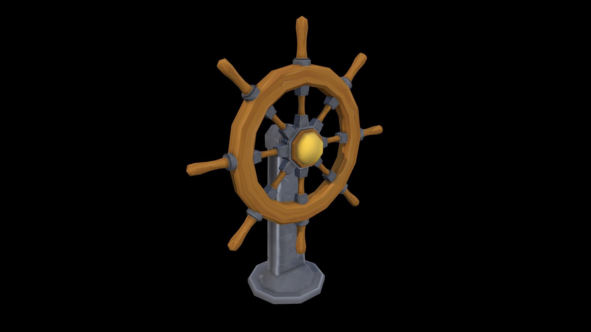 Pirate Ship Wheel - 3D model by Graham (@graham3d) [74e55d5] - Sketchfab