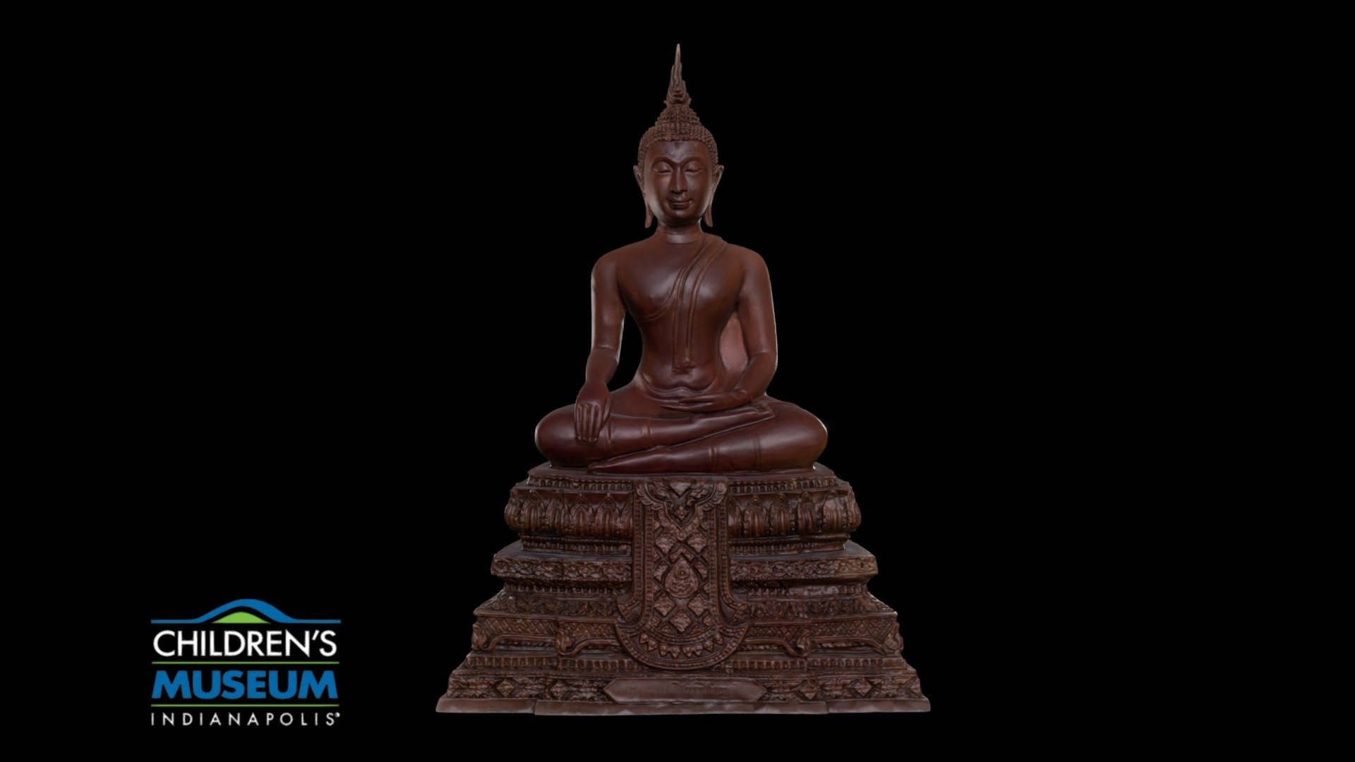 Buddha Statue - 3D model by IU Indianapolis University Library (@IUI ...