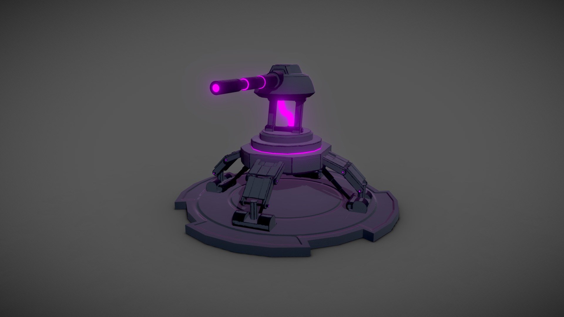 Defense Turret - 3D model by Demsdrob 3D-Art (@Demsdrob) [74e7de4 ...