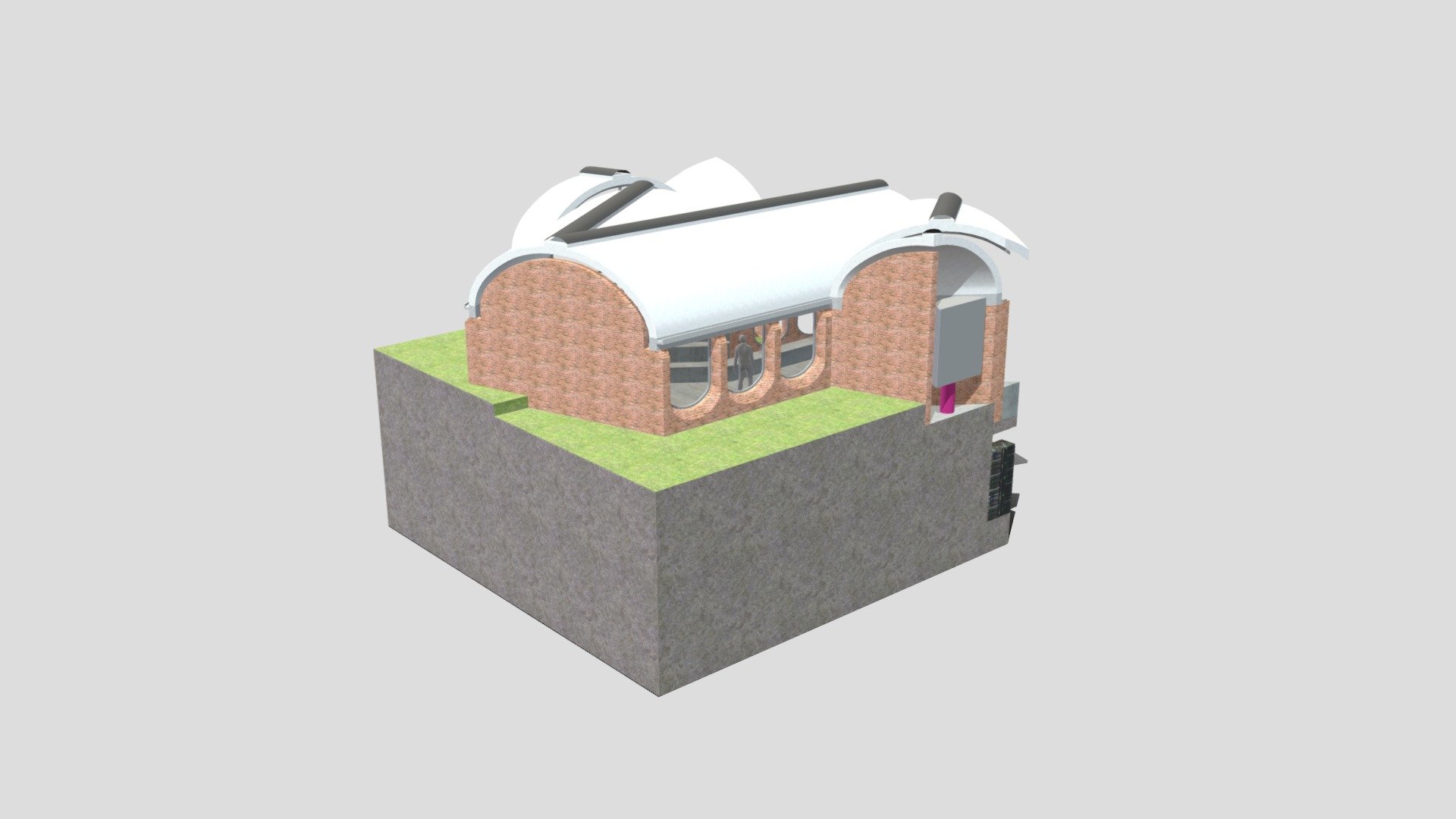 Building chunk - 3D model by erosenst [74e9078] - Sketchfab