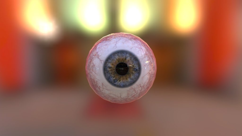 Blue-eyeball-free - 3D model by arjanpeters [74eb981] - Sketchfab