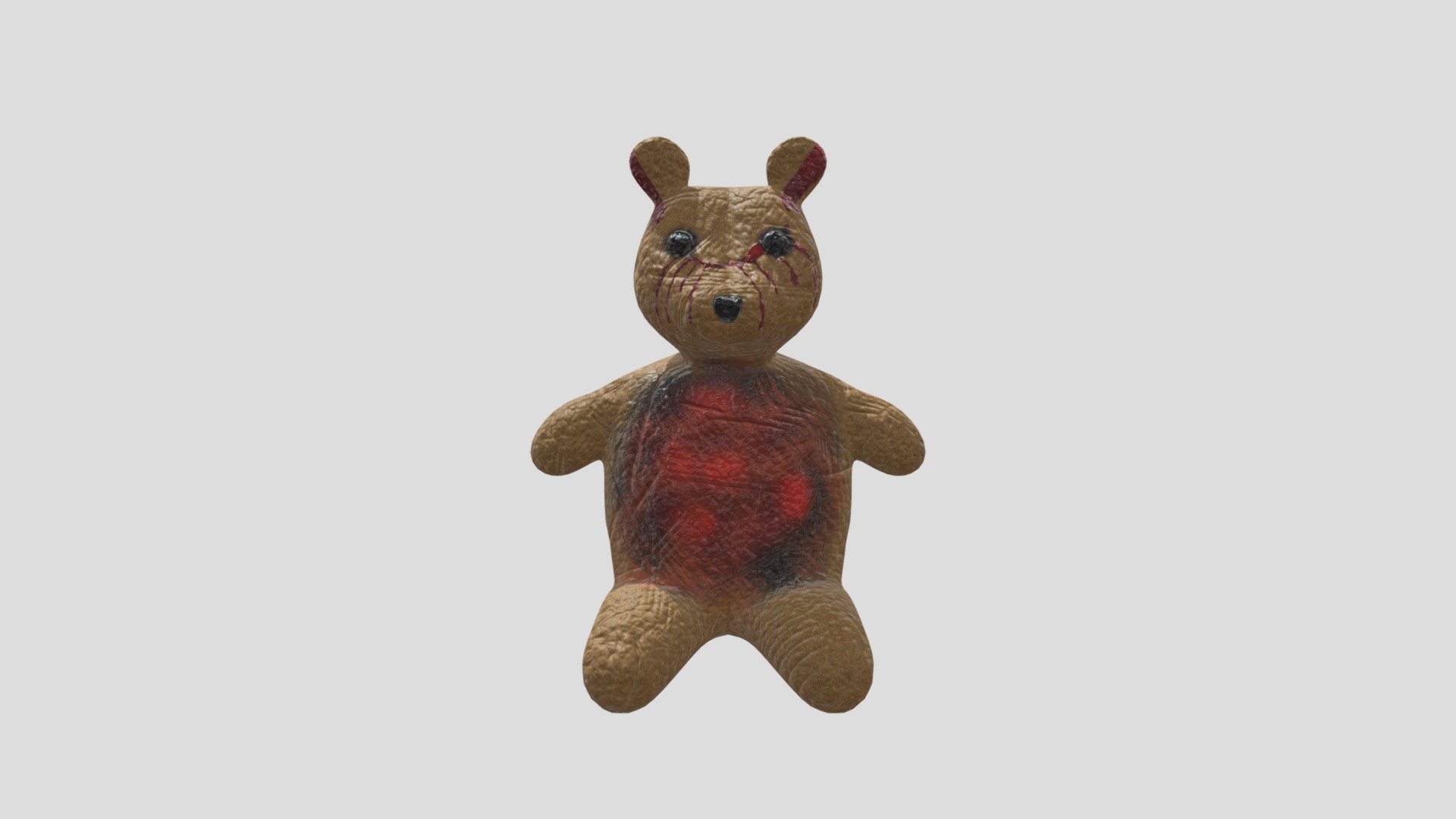 Horror Teddy - 3D model by jordyndesigns [74ec768] - Sketchfab