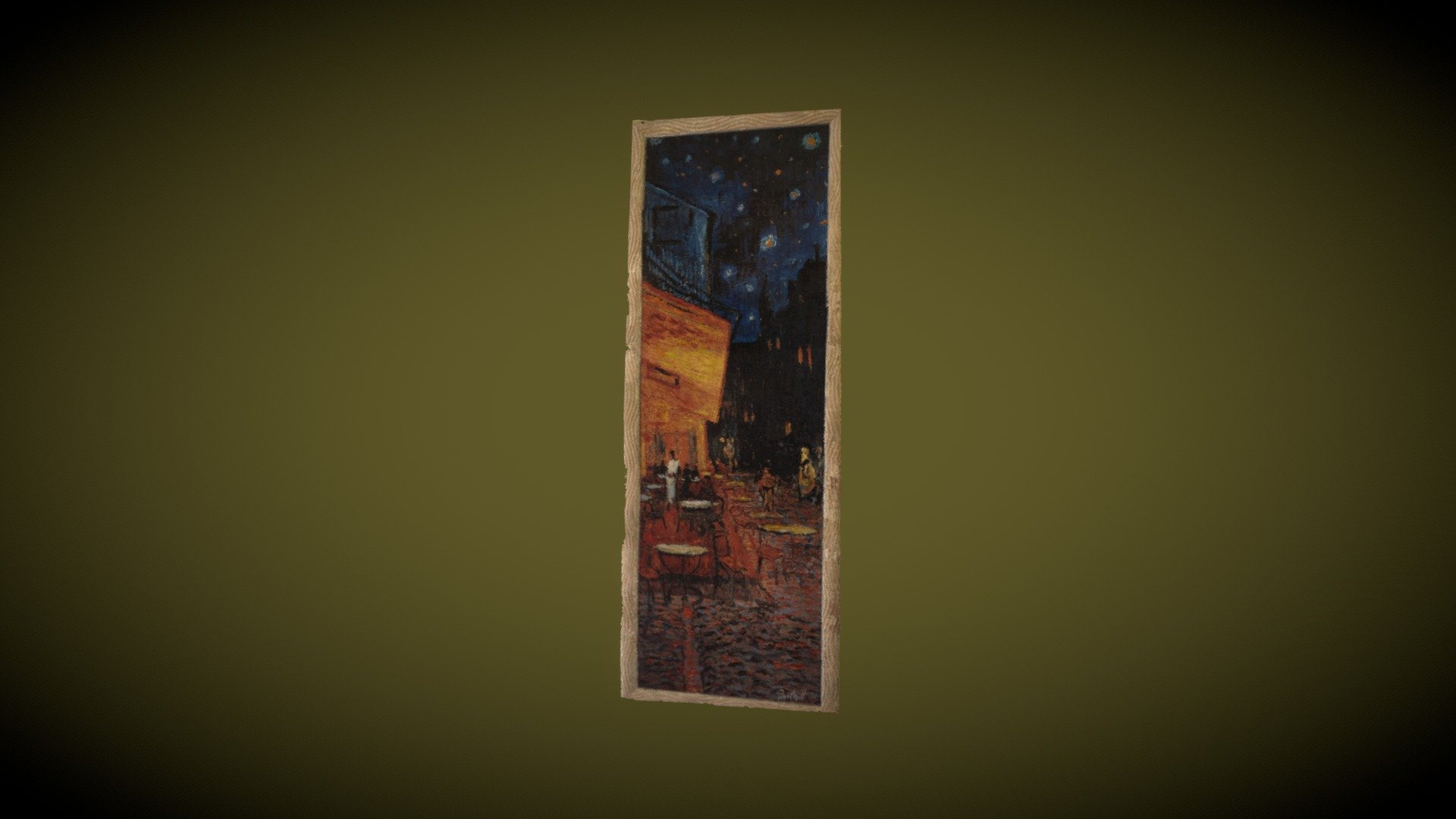 Quadro Van Gogh "il caffè di notte" - 3D model by Lilium Arts ...