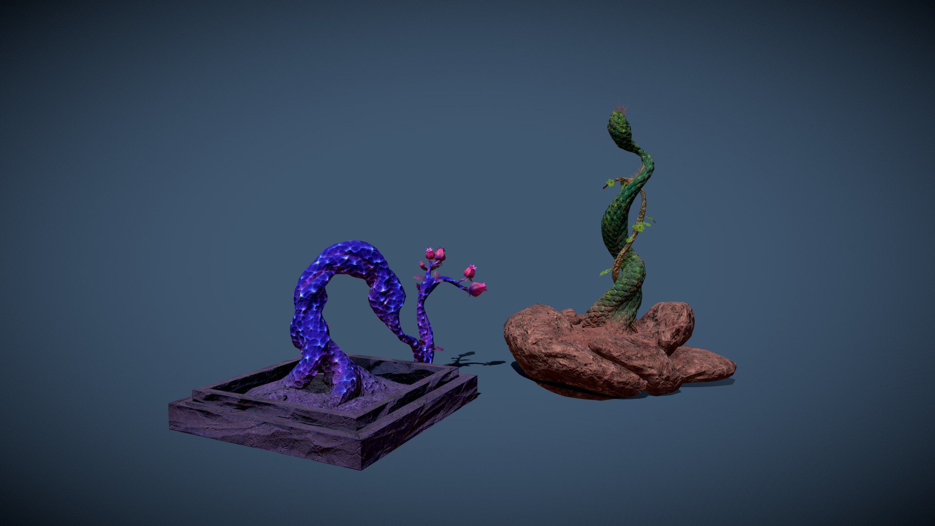 Alien Plants - Download Free 3D model by OlhaV [74f14d7] - Sketchfab