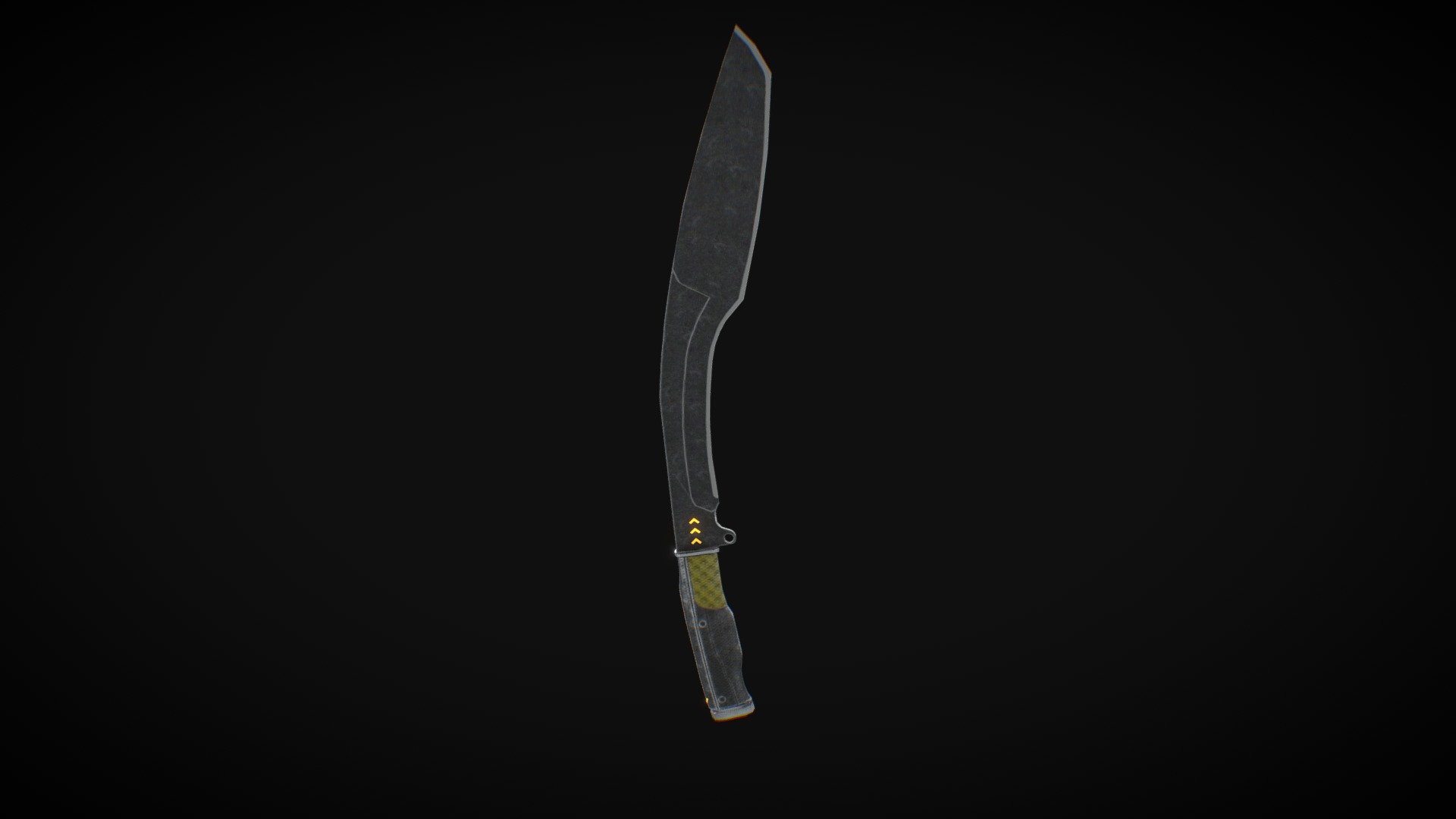 futuristic kukri - 3D model by Léonard Mondon (@mondonleonard) [74f14f0 ...