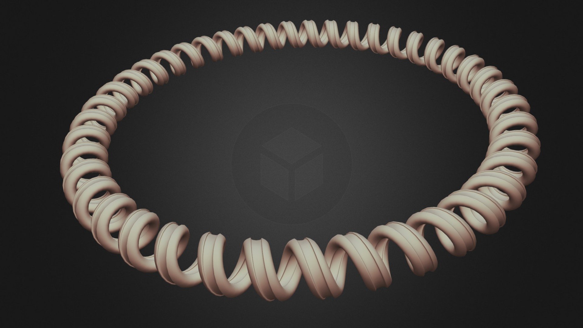 Elastic Coil Plastic Wristbands - Buy Royalty Free 3D model by MR ...