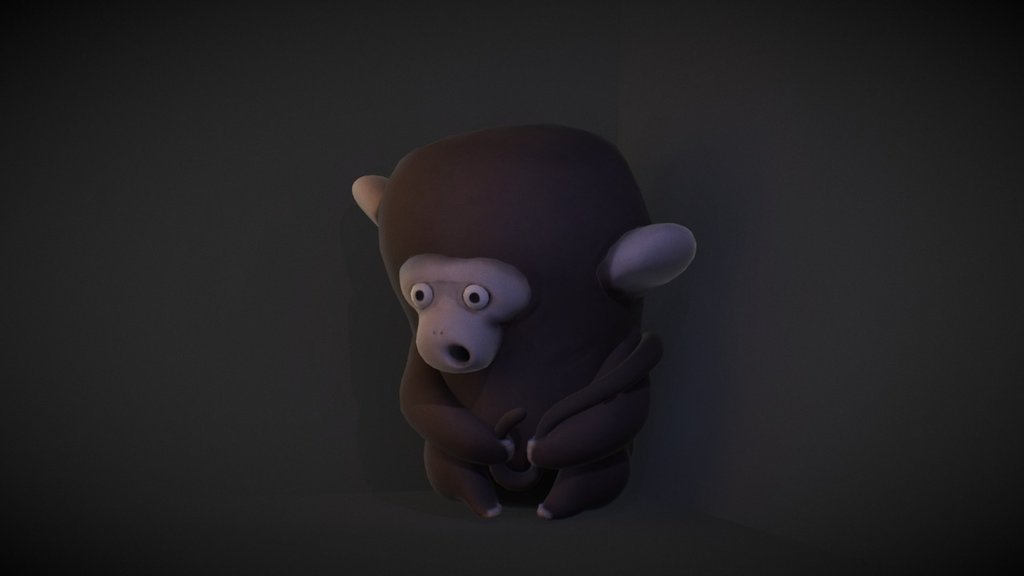 Monkey - Download Free 3D model by Adrian-kat [74f4aa5] - Sketchfab
