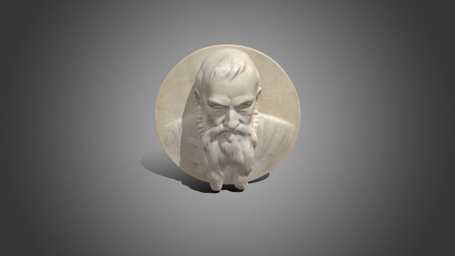 Marmorrelief: Johannes Gutenberg - Download Free 3D model by Deutsches ...