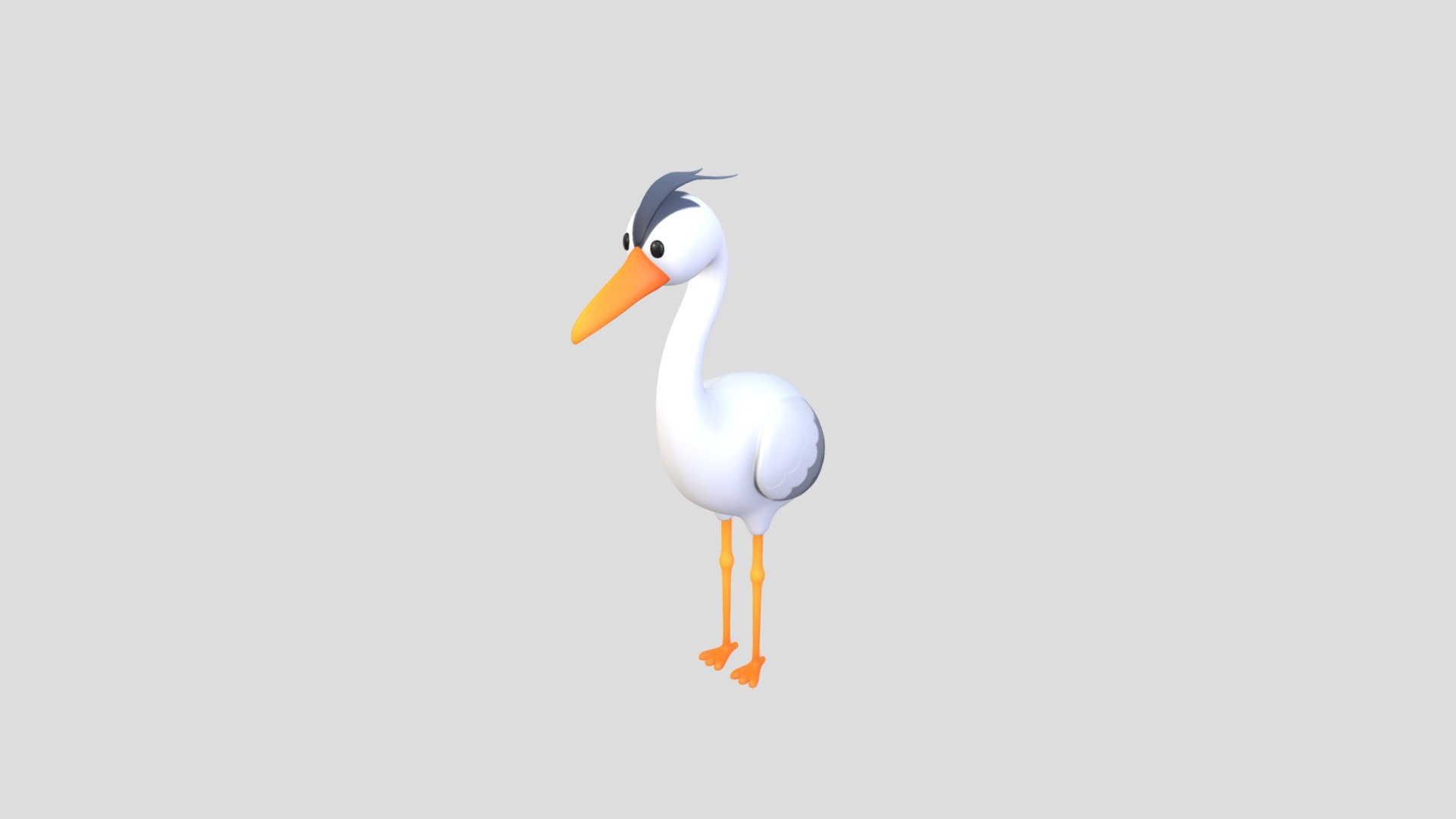 Character301 Heron - Buy Royalty Free 3D model by BaluCG [74f68d0 ...