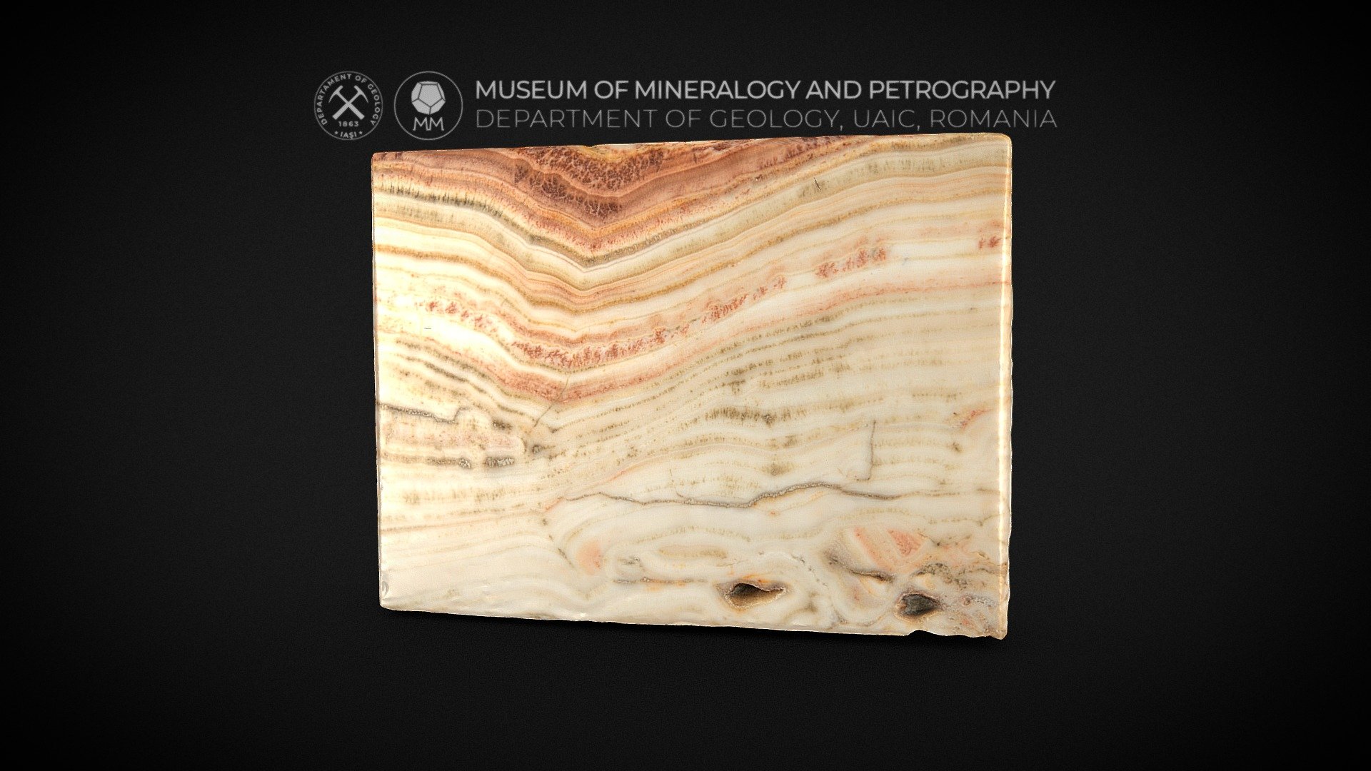 T is for Travertine rock - 3D model by Museum of Mineralogy and ...