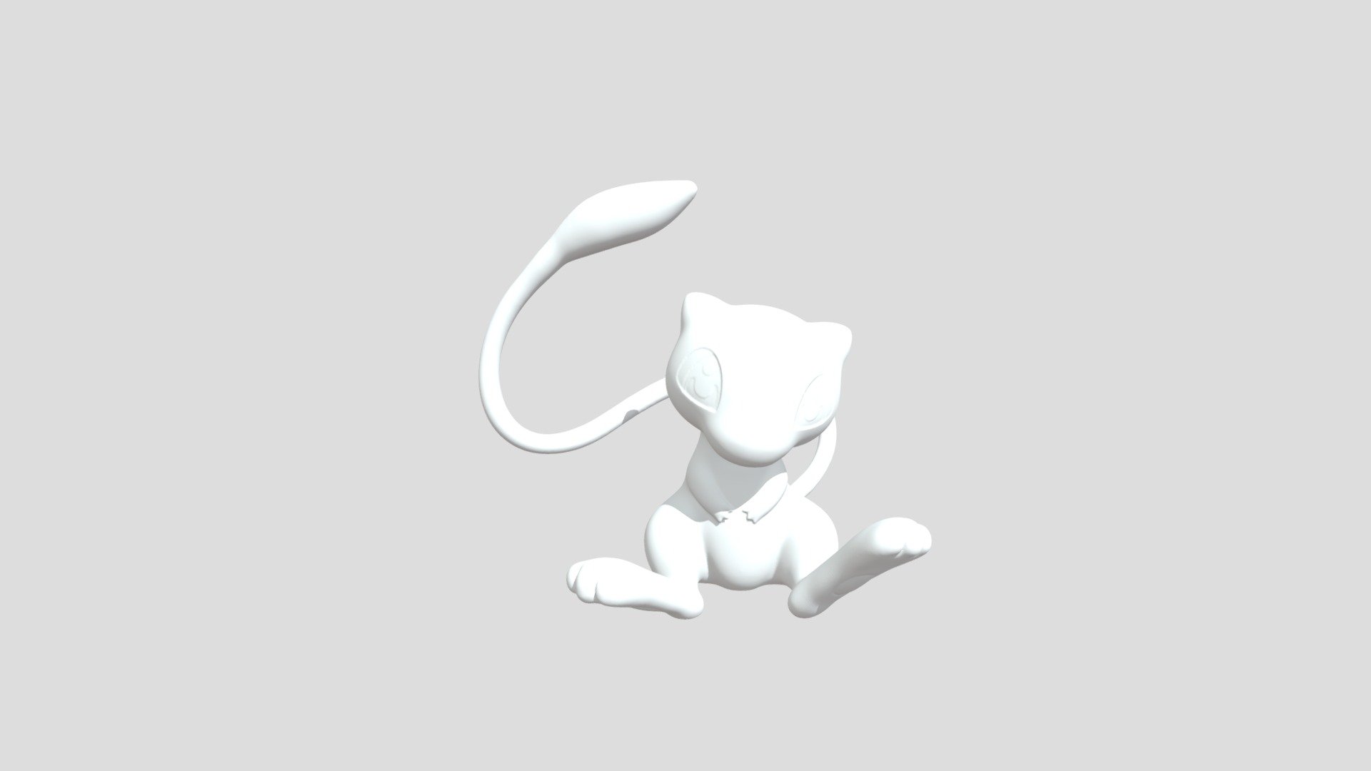 Mew_50MB - 3D model by HackerMod [74f7682] - Sketchfab