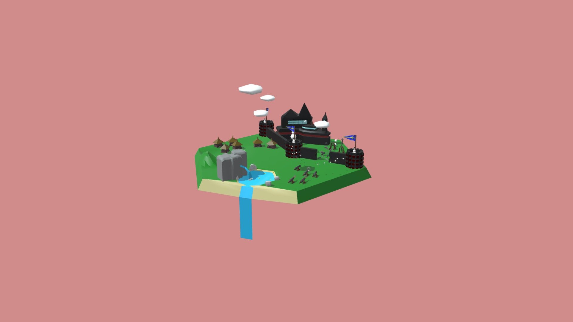 Fantasyisland 1 triangle to much - 3D model by sebastian.jensen1 ...
