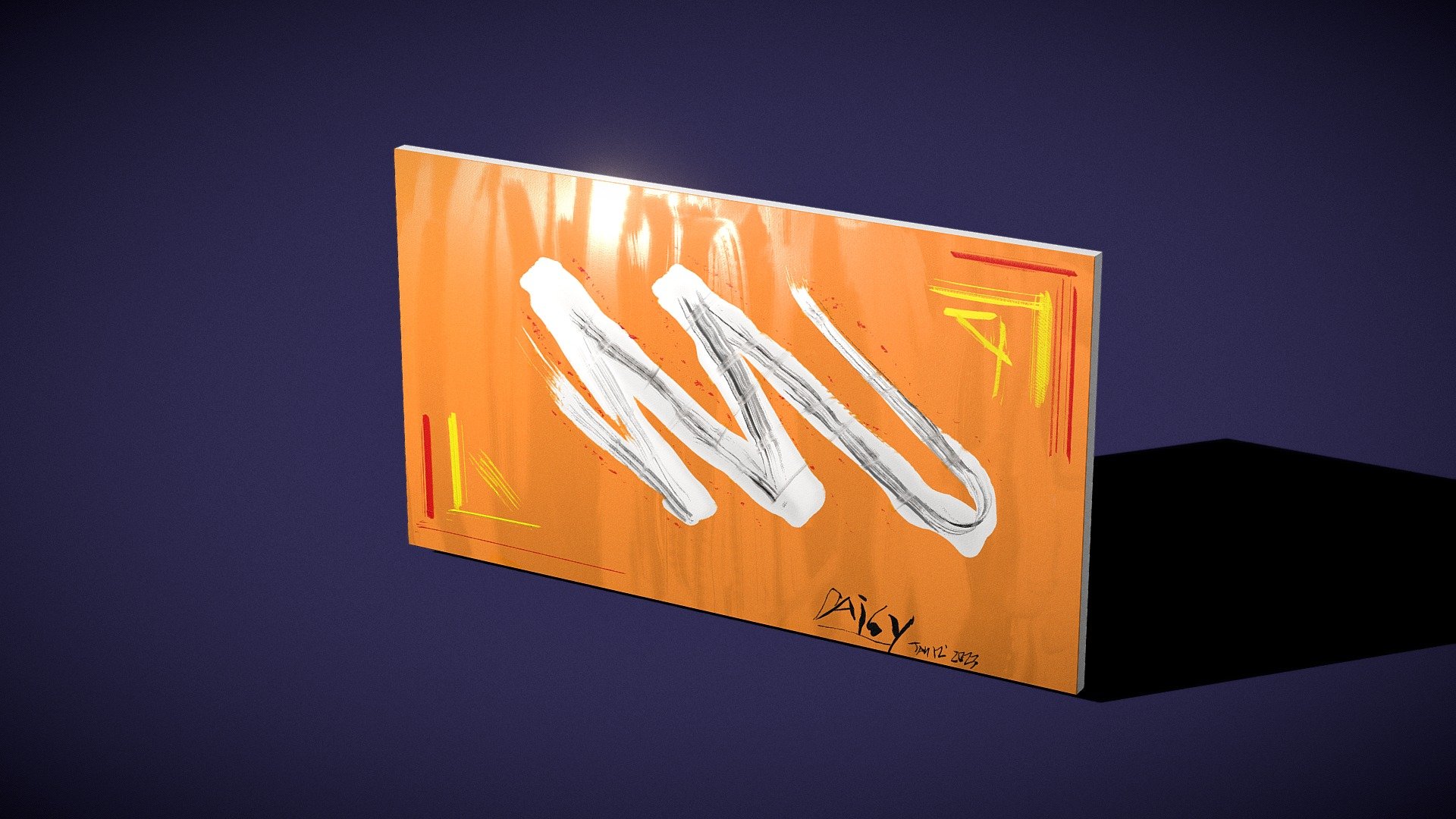 SWERVE—Oil Painting - Download Free 3D model by AbyssMyriad [74f8486 ...