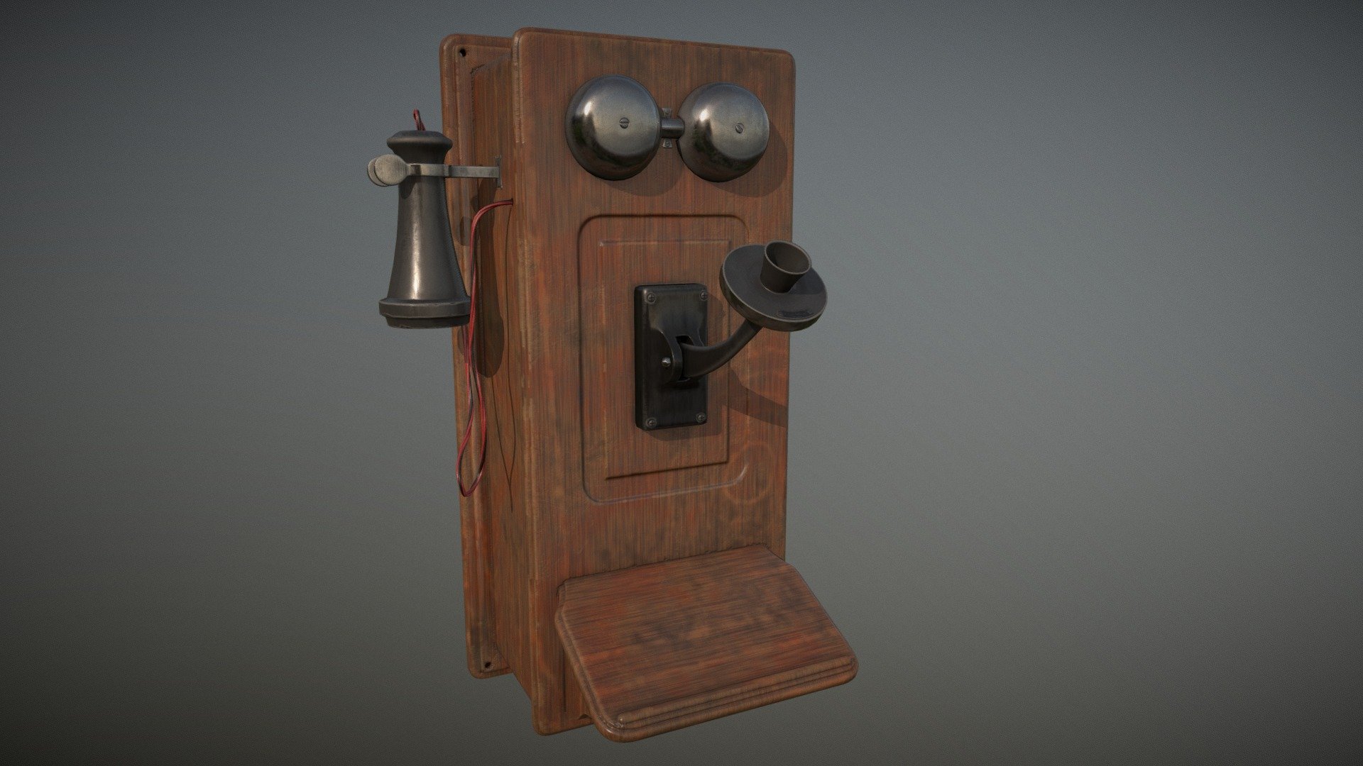 Old Telephone - 3D model by xaforsan [74f9593] - Sketchfab