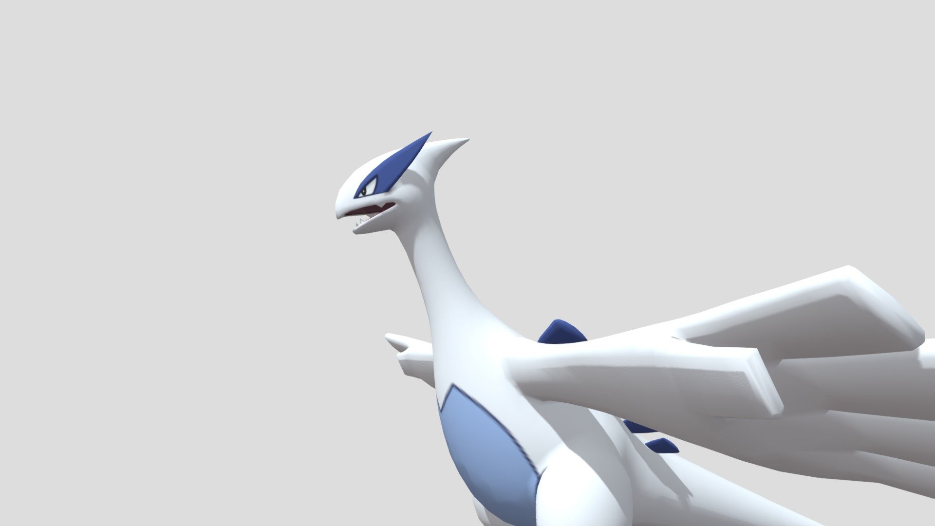 Lugia - 3D model by AbsolMoonWolf [74f9aaa] - Sketchfab