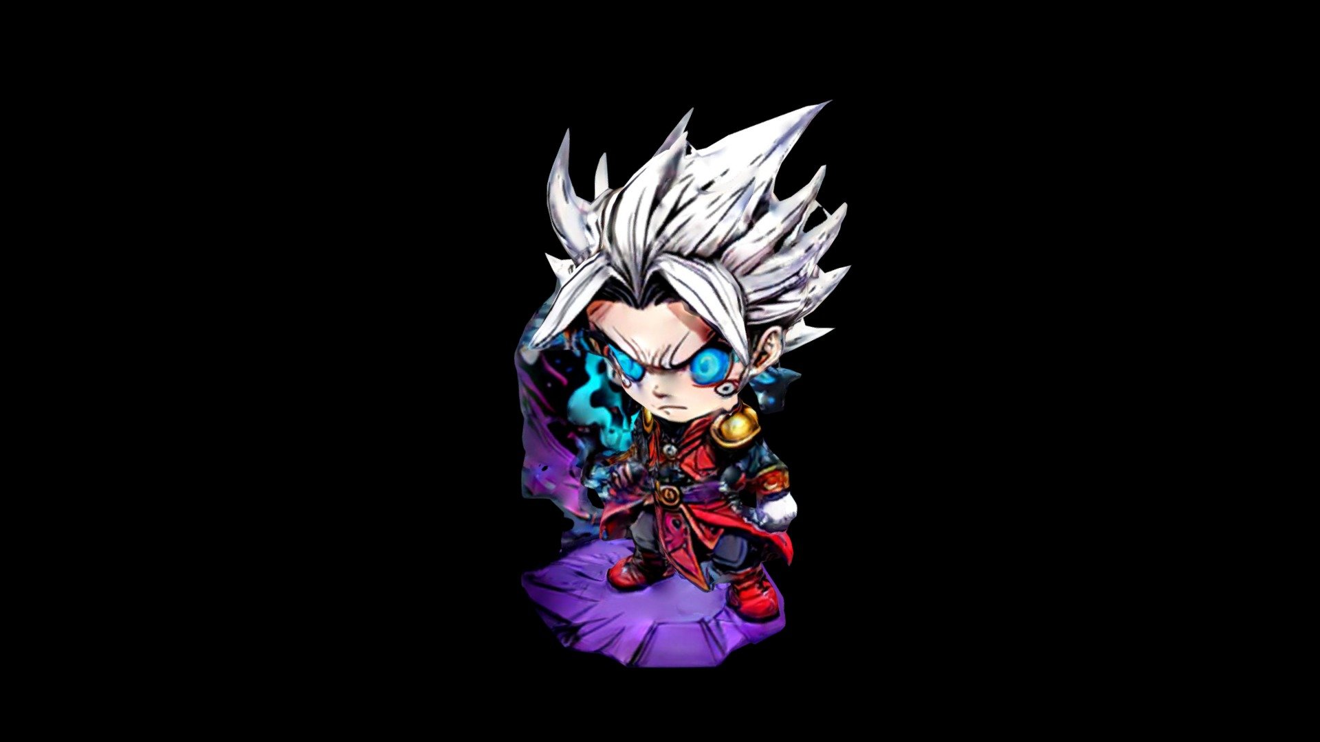 The image depicts a character from the Dragon Ba - Download Free 3D ...
