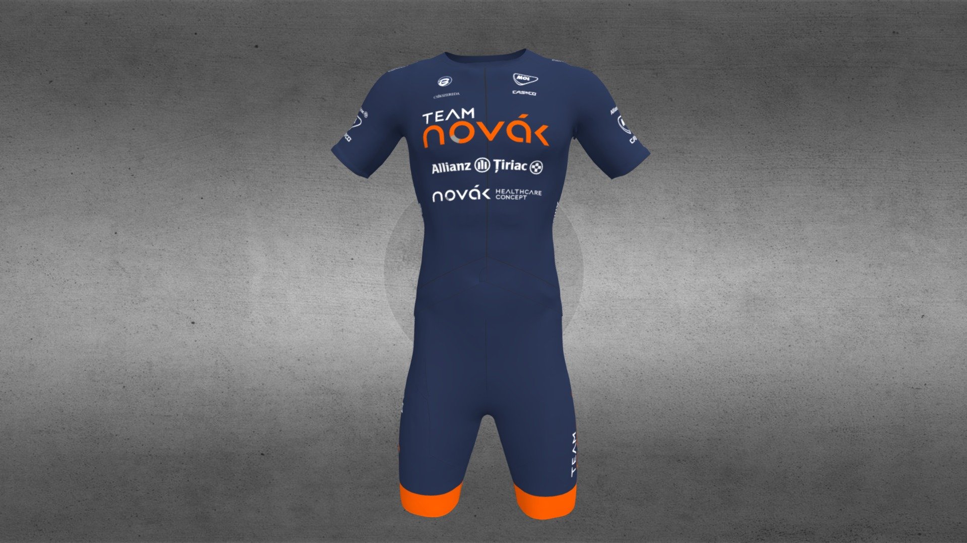 Echipament Team NOVAK 2023 - 3D model by Bellotto Custom Cycling ...