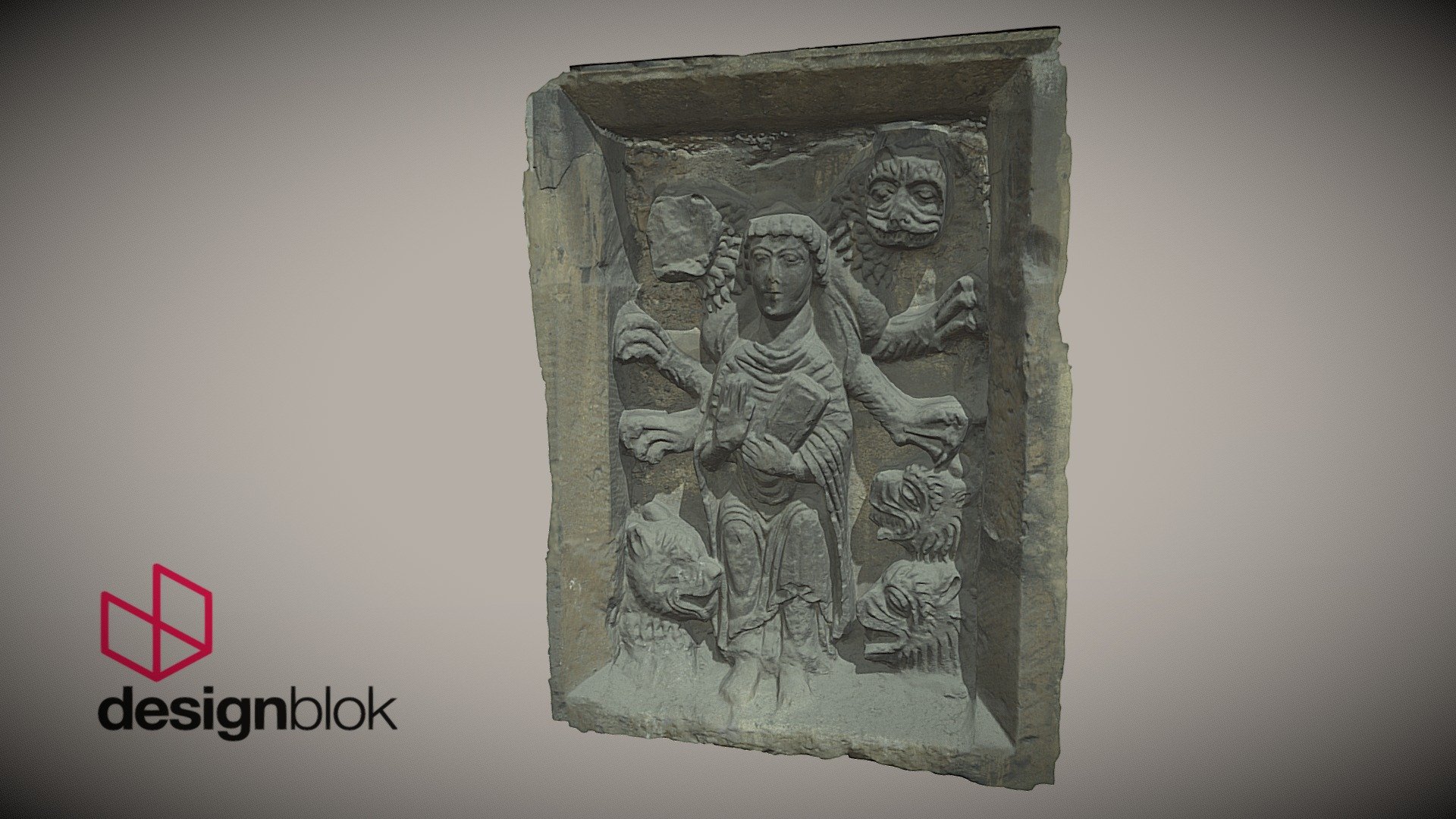 Lincoln Cathedral Romanesque Frieze 4 - 3D model by Designblok [74fc5a5 ...