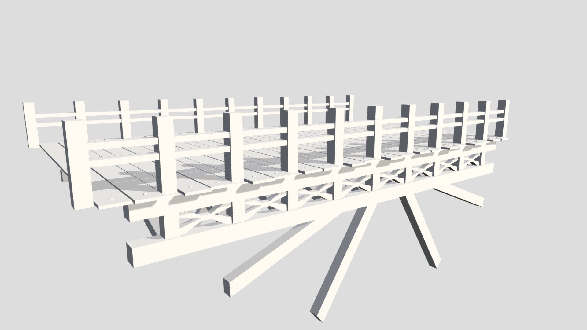 Swamp Bridge - 3D model by Corpanther202 [74fd477] - Sketchfab