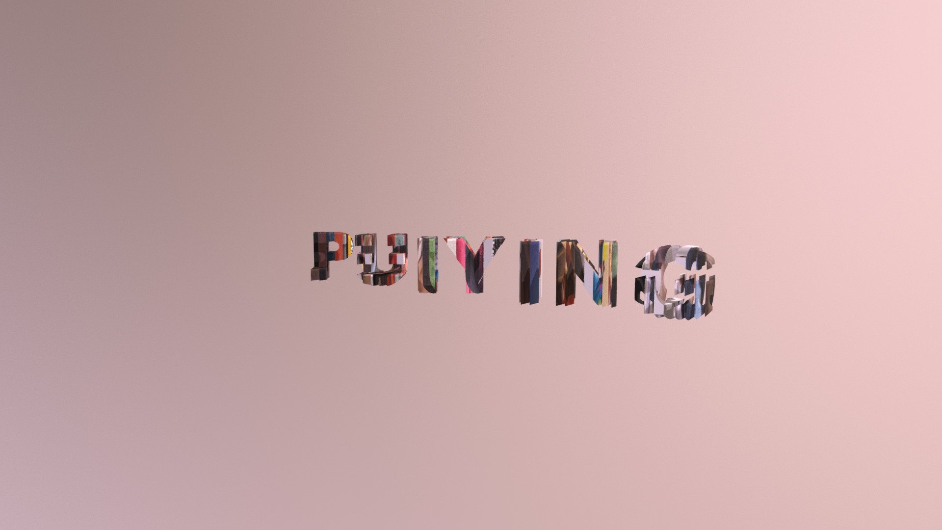 PYL TYPOGRAPHY - 3D model by digitalxpression [74fe352] - Sketchfab