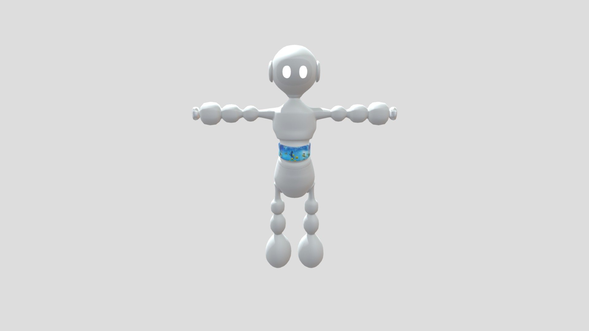 Frutiger Aero Robot - 3D model by immy (@immyy) [74ff22a] - Sketchfab