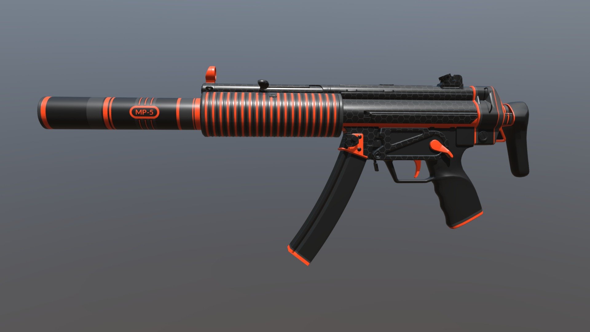 Mp5sd Nighthawk - 3D model by nighthawkkz [7500334] - Sketchfab