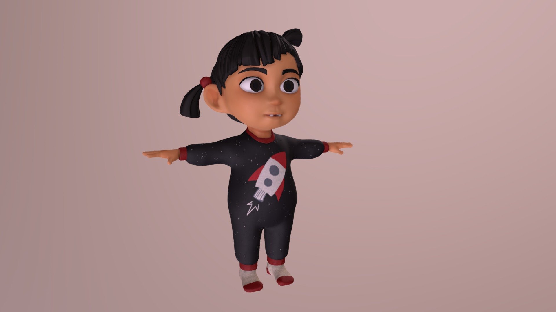 Stylised Human Character | Sam | Smooth | KNB217 - 3D model by vidamie ...