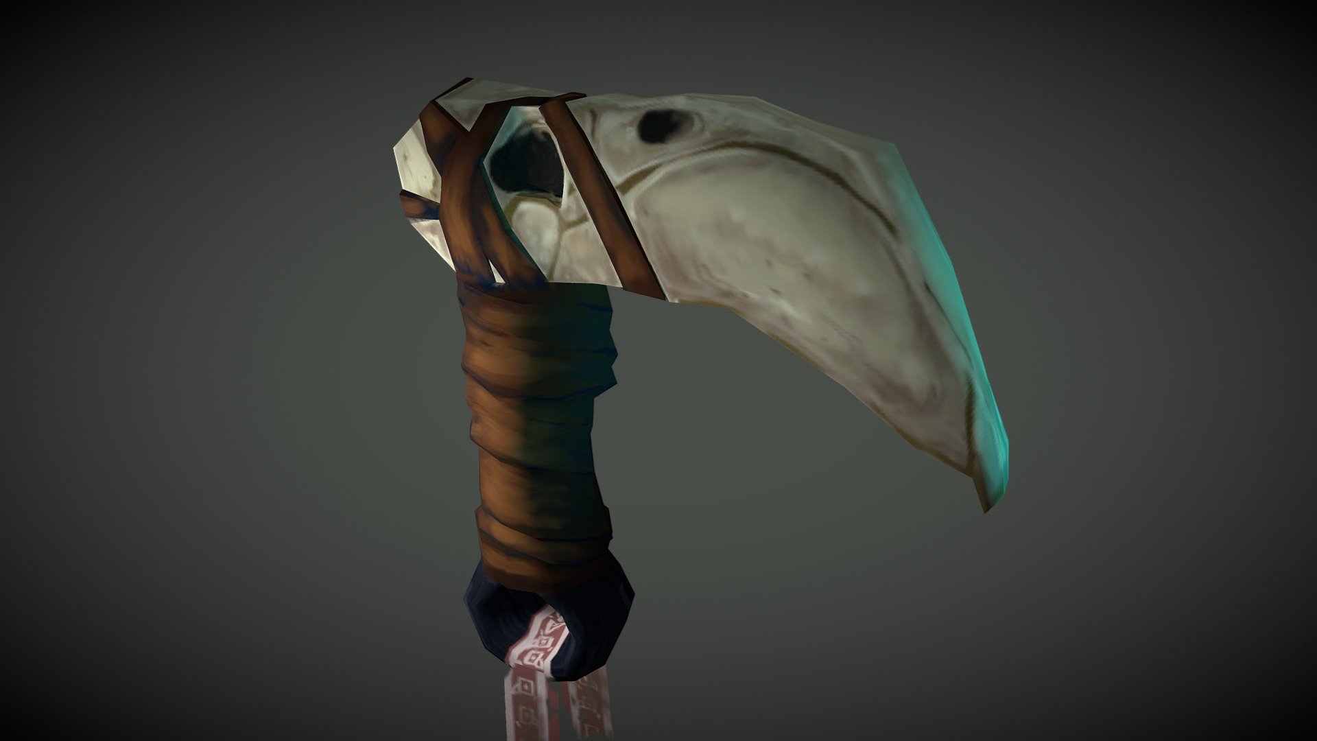 Low Poly Skull Weapon - Download Free 3D model by Kacey (@Kaves ...
