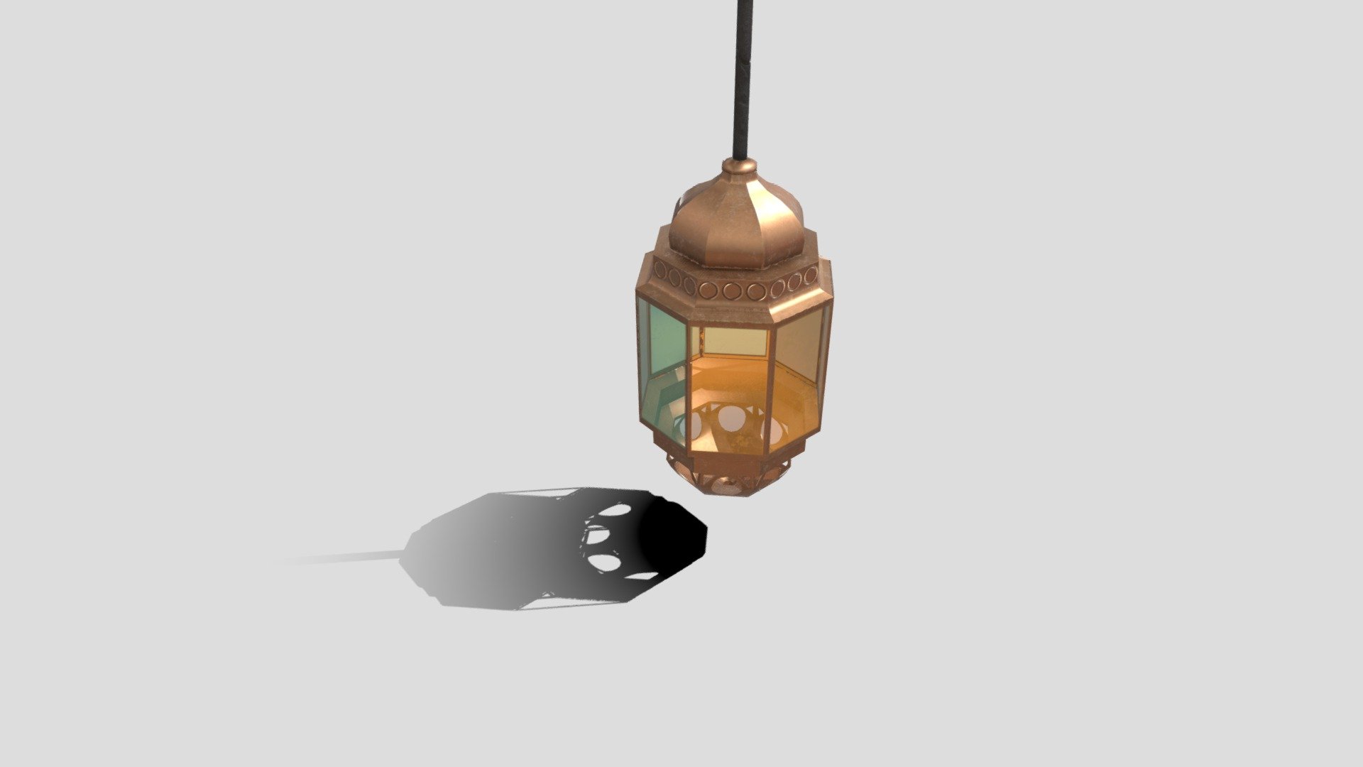 Arabic Ceiling Light - 3D model by stnpid [75019ad] - Sketchfab