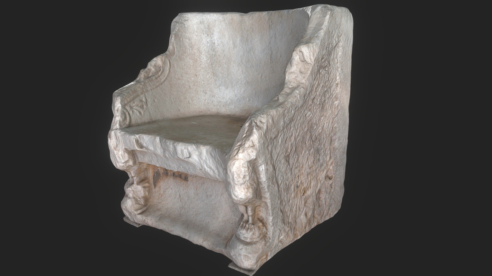 Greek throne - Ancient Greece Collection - Buy Royalty Free 3D model by ...