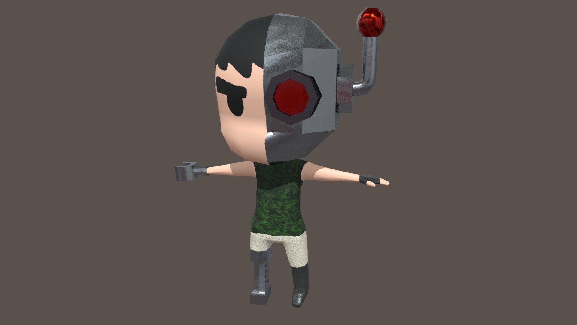 Chibi Cyborg - Download Free 3D model by ZedFox [75051cb] - Sketchfab