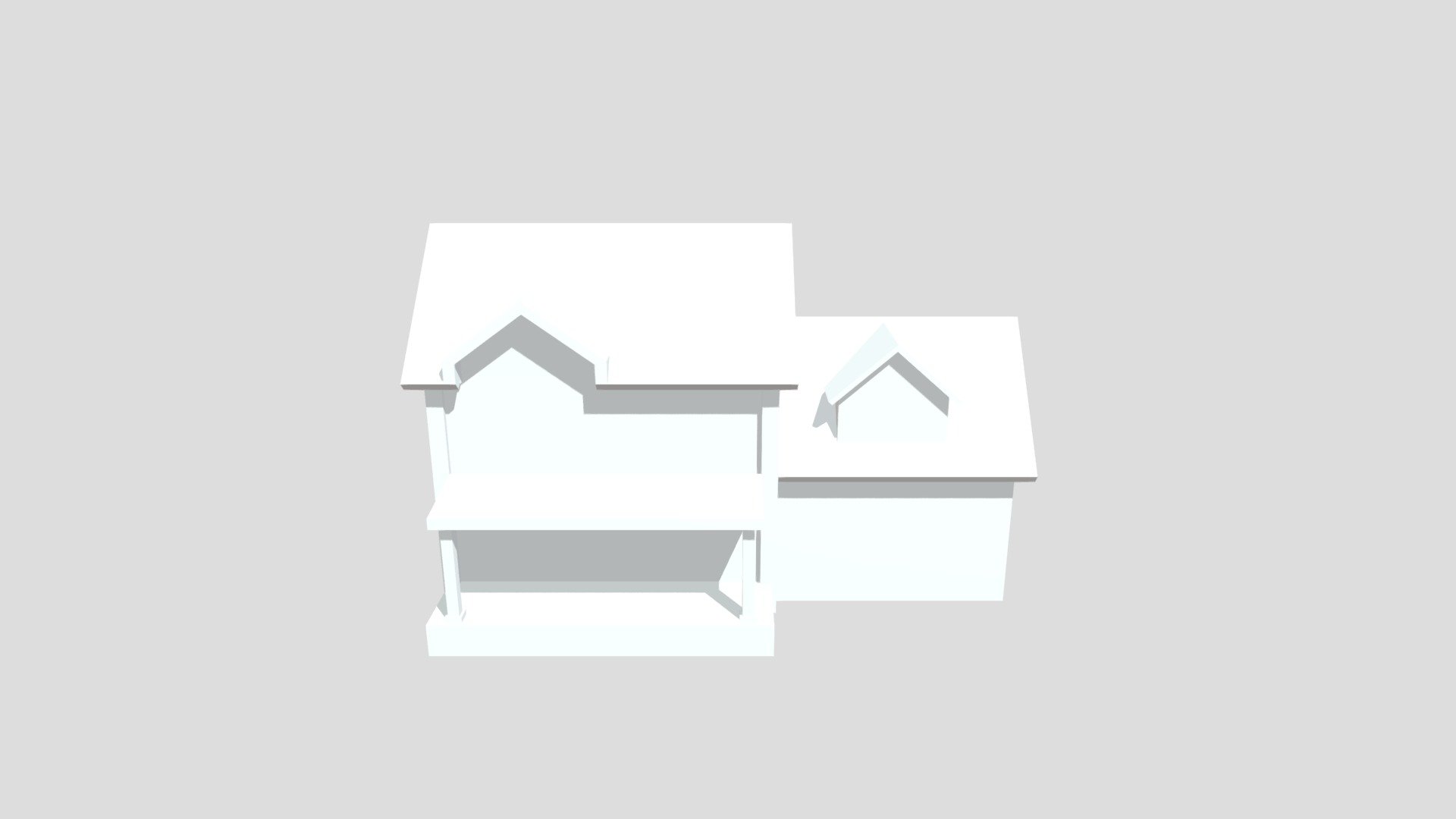 Suburban House - 3D model by mubaili [75081fb] - Sketchfab