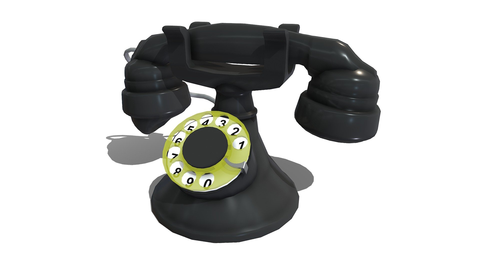 Rotary Phone - Buy Royalty Free 3D model by Studio Lab (@studiolab.dev ...