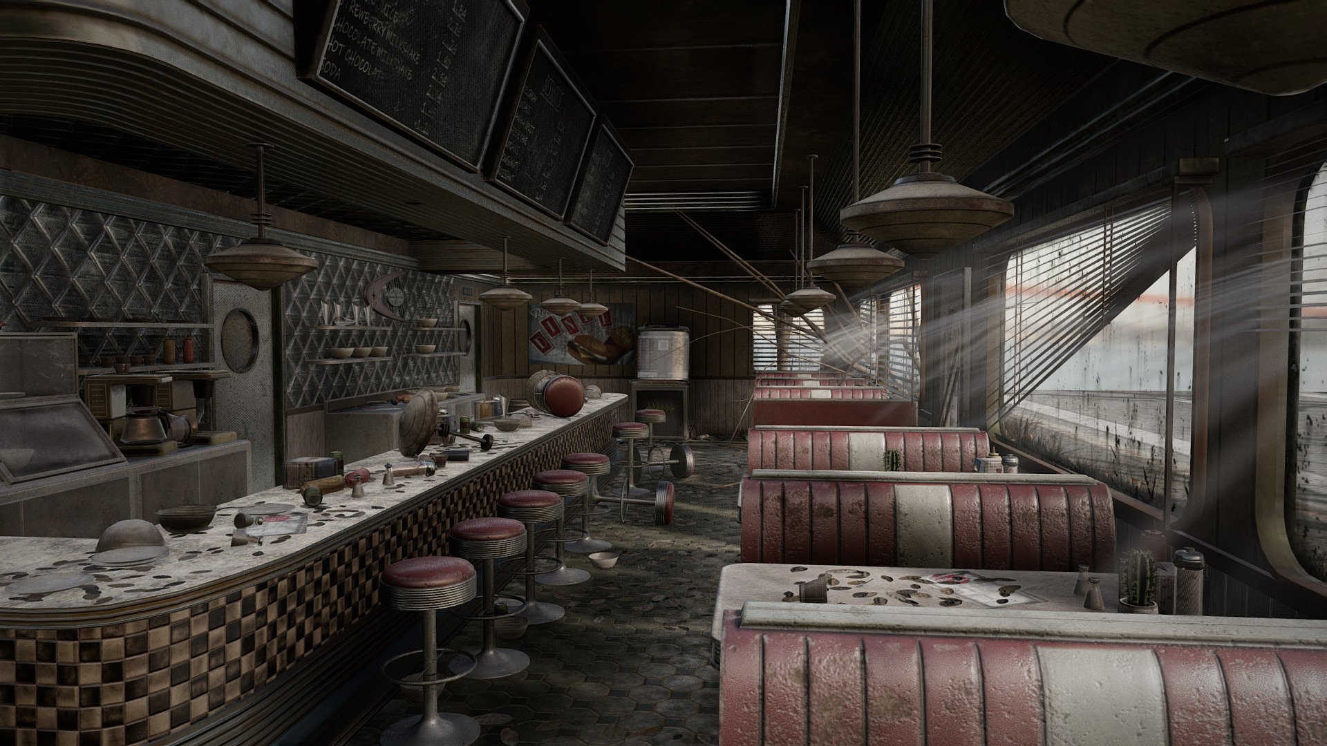Abandoned Diner - Buy Royalty Free 3D model by Tom Seddon (@bloodmeat08 ...