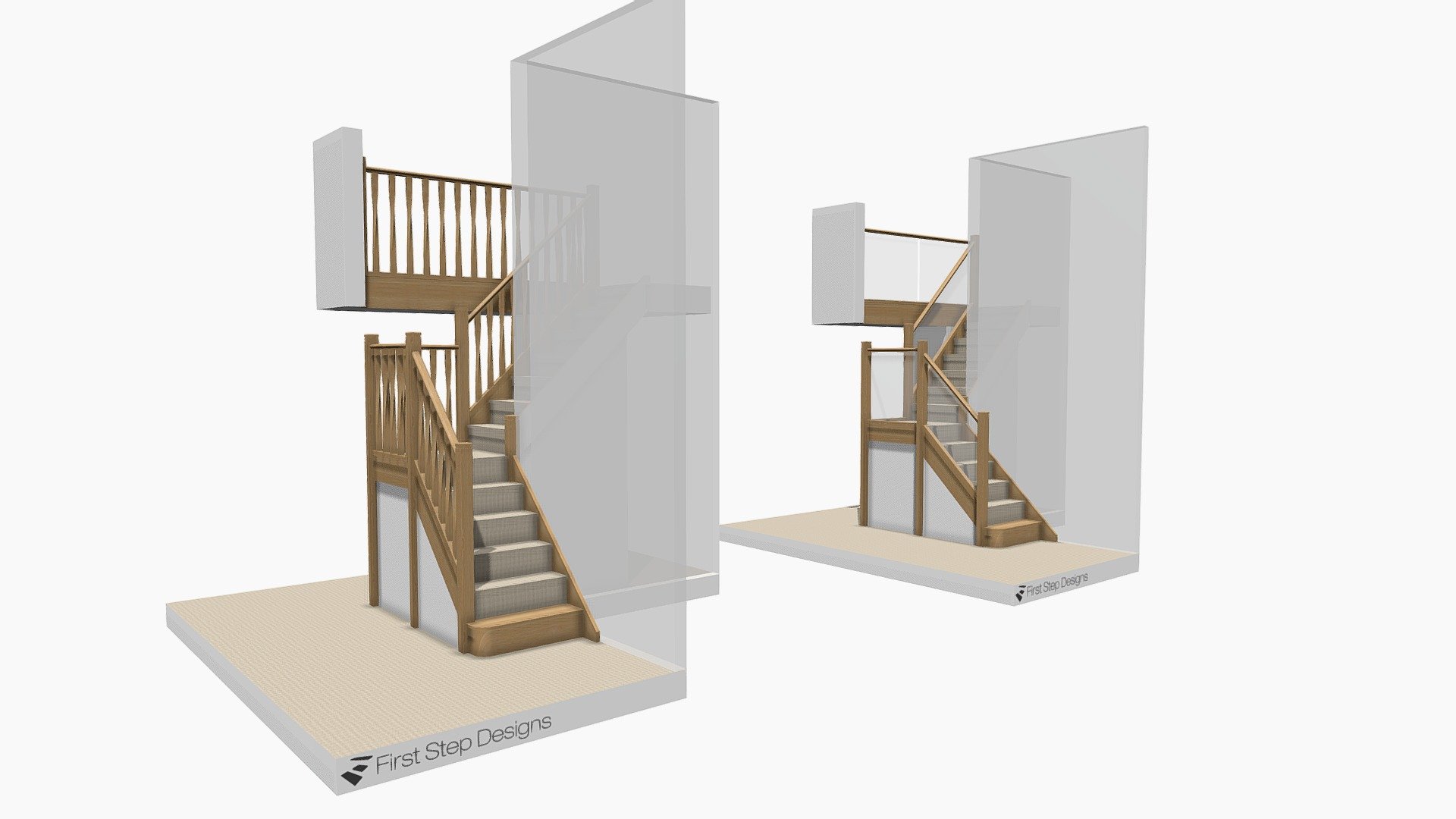 Liza Preliminary Staircase Design - Download Free 3D model by First ...