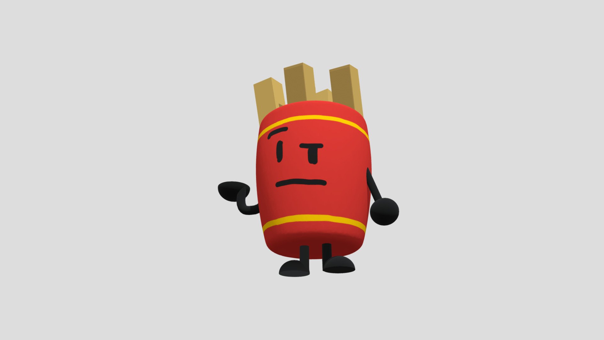 Fries - Download Free 3D model by RO56 (@RO56TheLogoEditor) [750ac19 ...
