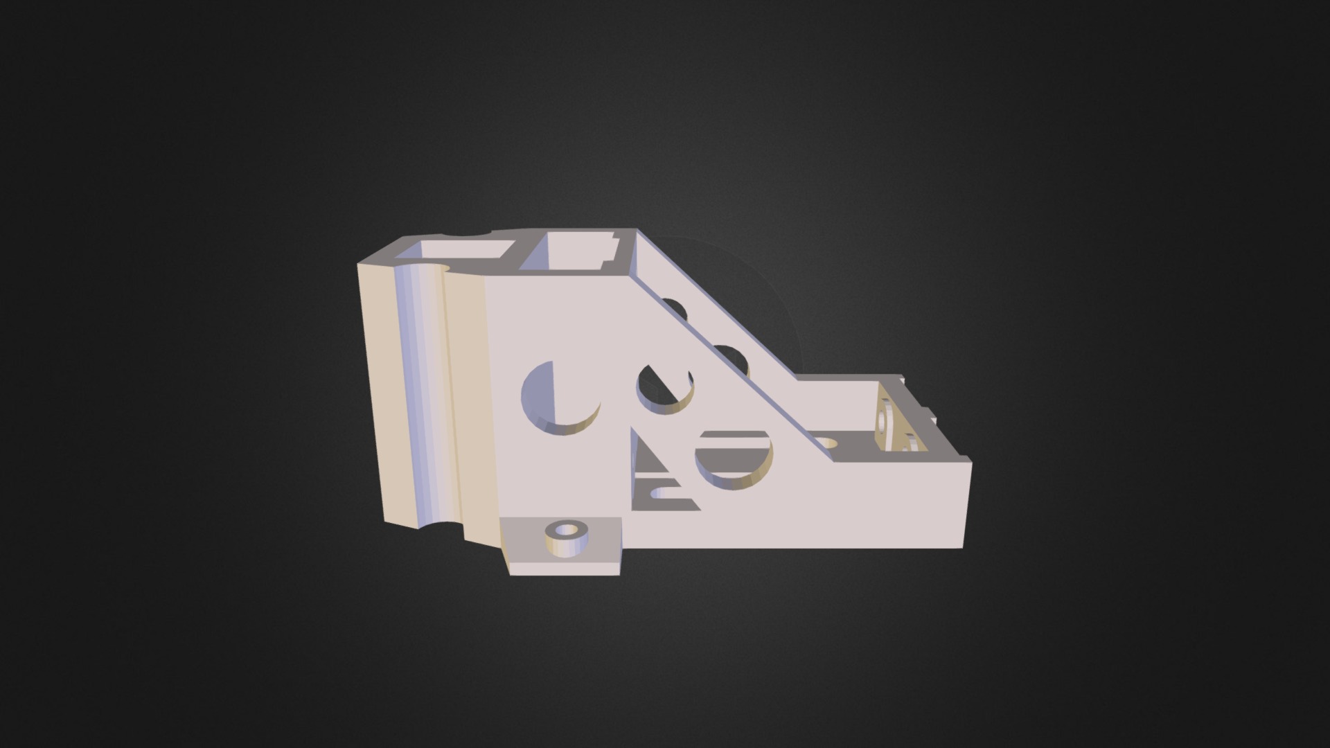 NEMA 23 Motor and open beam Consol (seal) - 3D model by 3dindustries ...