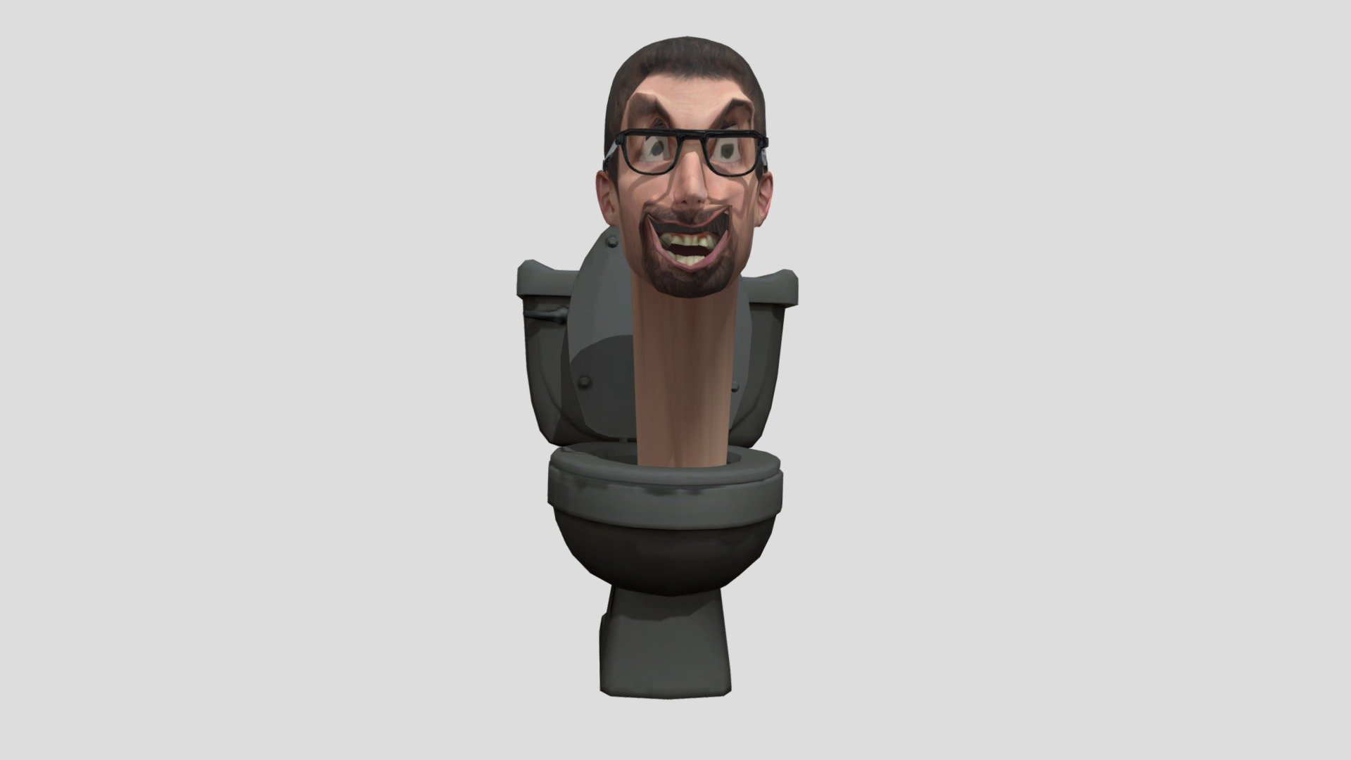 Gordon Freeman skibidi toilet - Download Free 3D model by What the heck ...