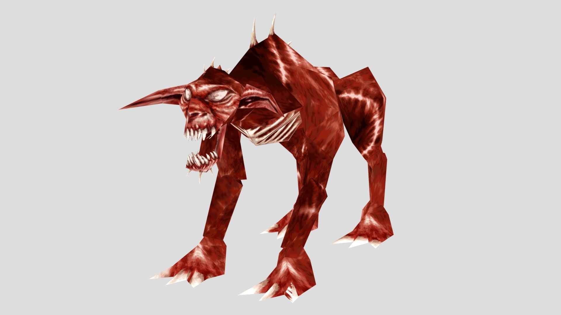 Nightmare Creatures 1 - Hell Hound - Download Free 3D model by ...
