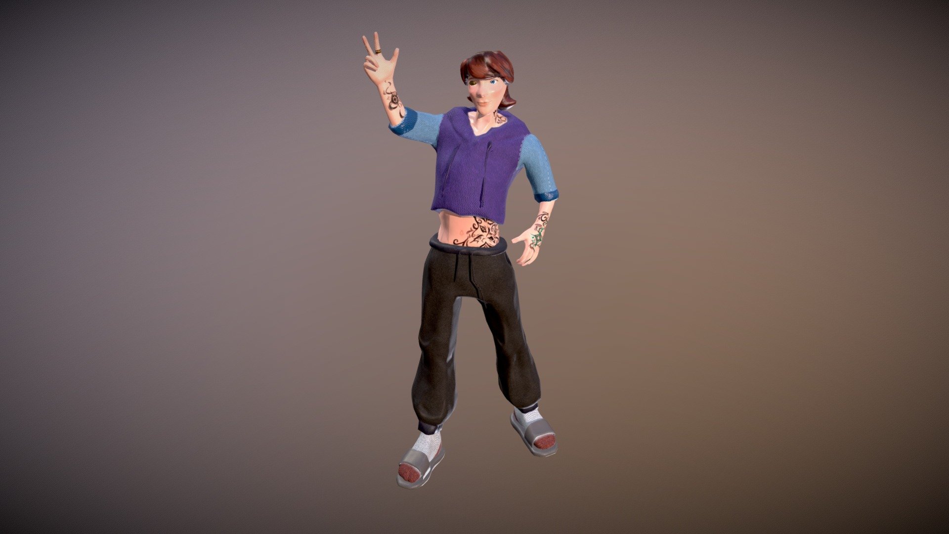 Posed_character - 3D model by LunarEK [750e1a3] - Sketchfab
