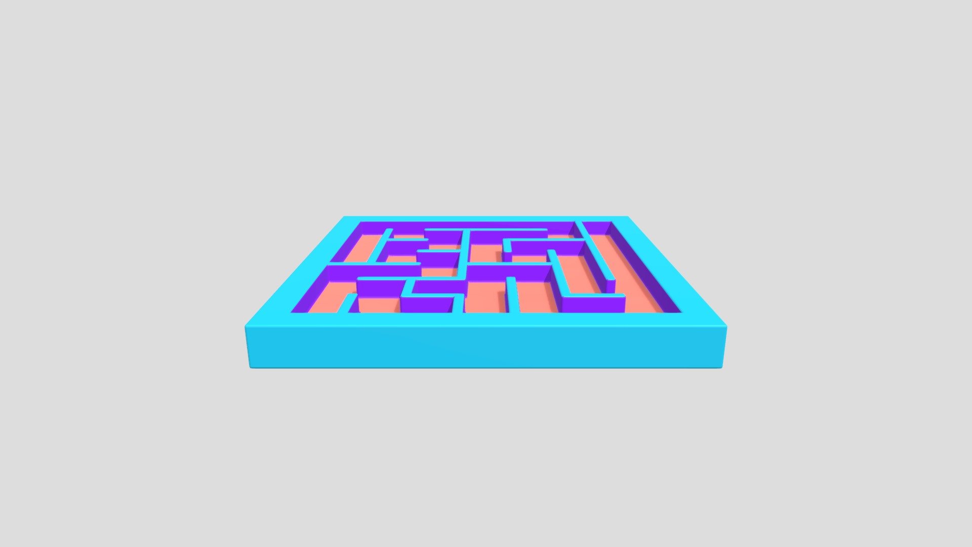 Maze - Download Free 3D model by krishnagudimella [750e368] - Sketchfab