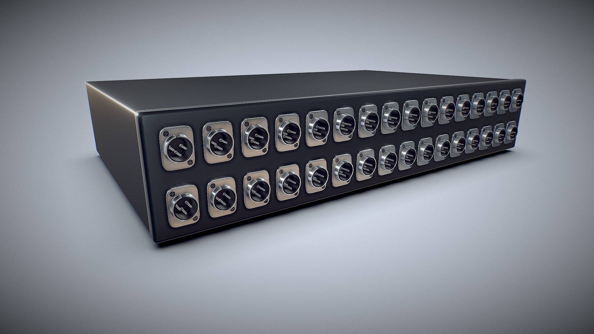 Male Patch Panel ( Server Rig Component ) - Buy Royalty Free 3D model ...