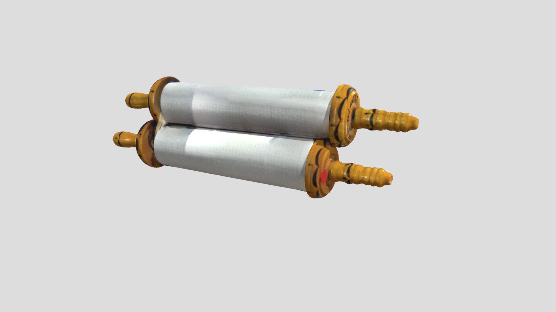 Torah scroll - 3D model by Aberdeen City Libraries ...