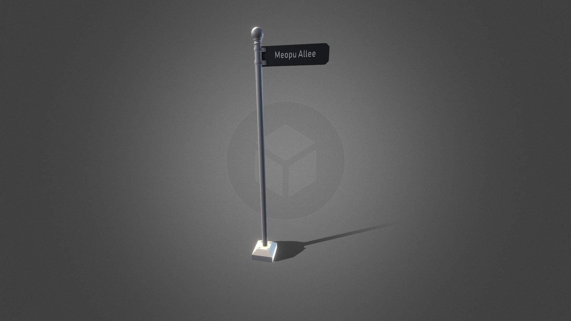 Straßenschild || Street Sign - Download Free 3D model by Sharon El ...