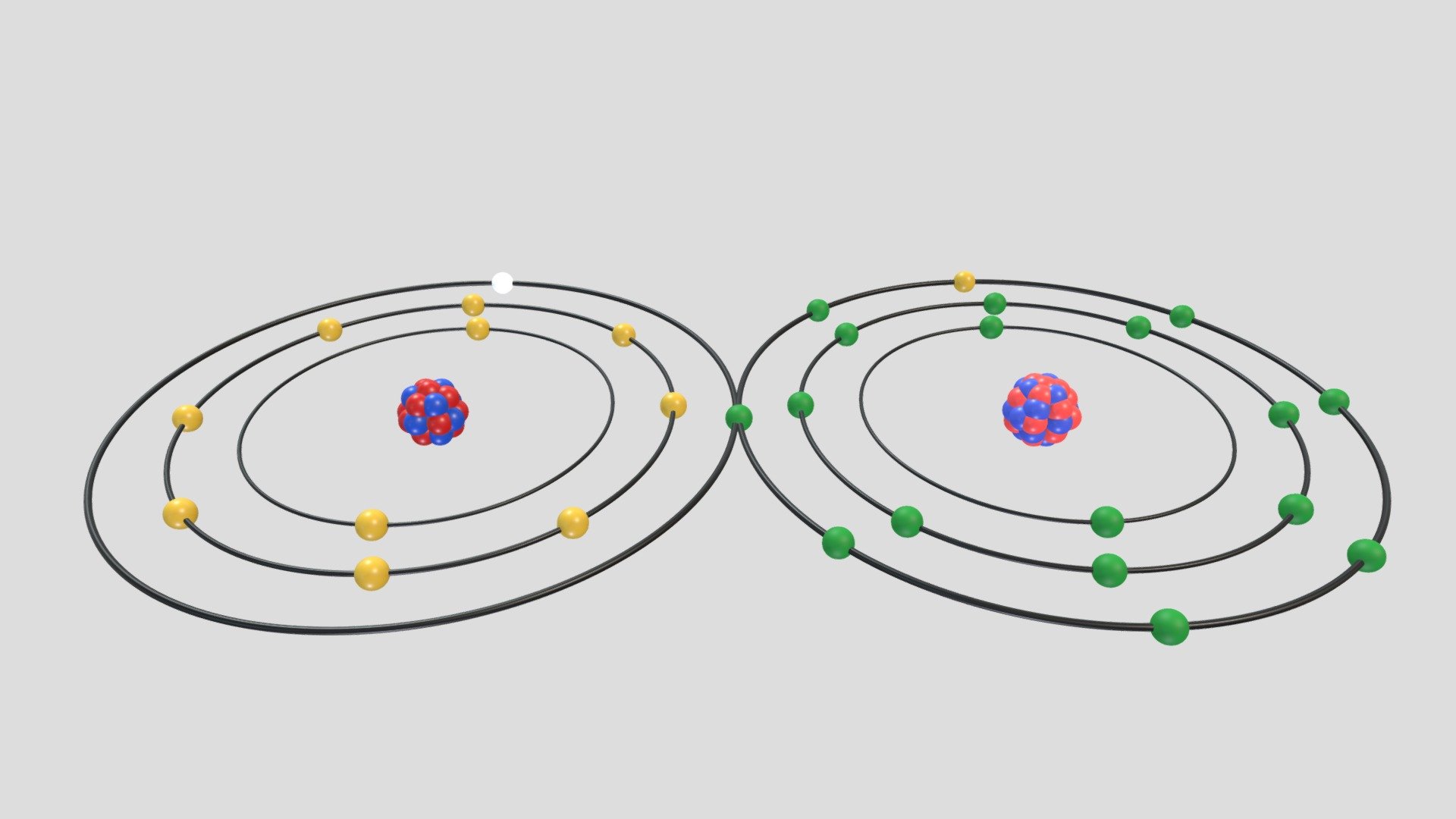Atom NaCl model (Develop: Via UIN WS) - 3D model by decoframeart ...