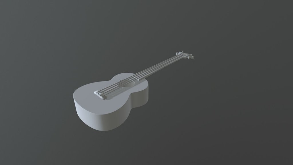 Ukulele - 3D model by lizapressman [7515ddd] - Sketchfab