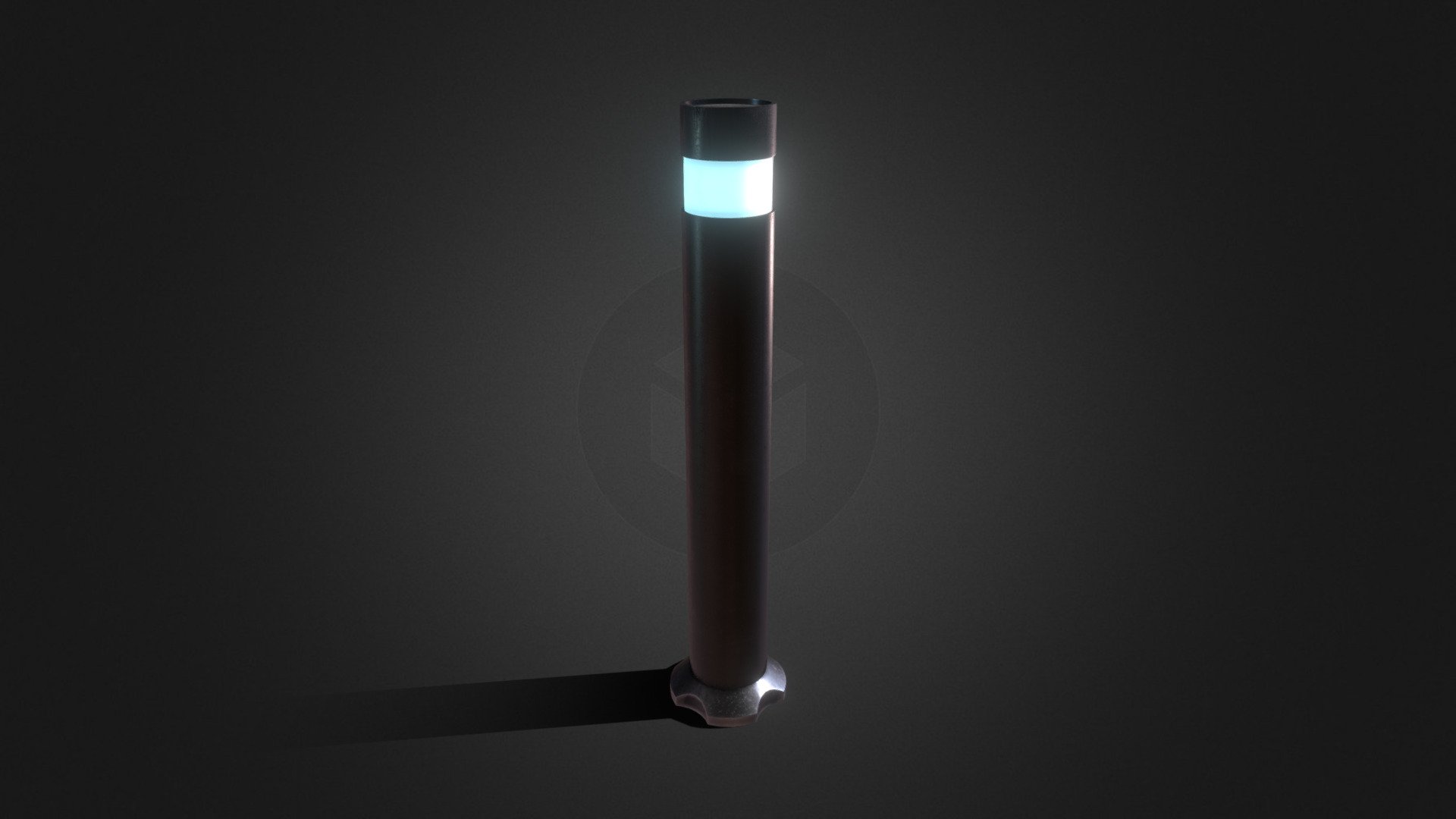 Sci-Fi Path Light Pole (Low Poly) - Download Free 3D model by ...