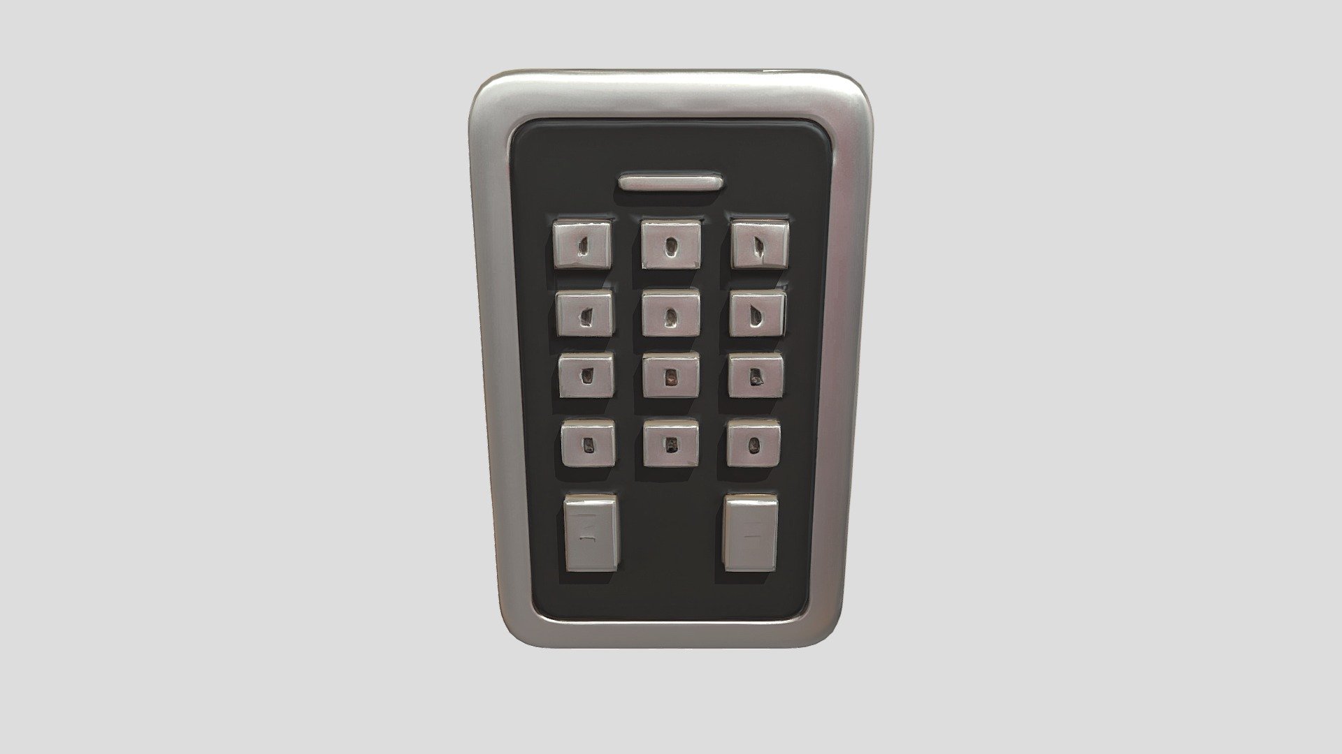 Numeric keypad lock - 3D model by DipDro420 [7517735] - Sketchfab