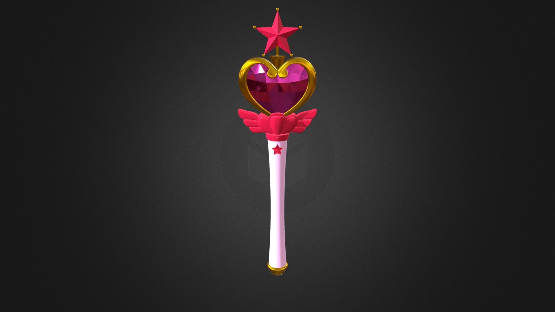 Pink Moon Rod - 3D model by Hybryda [7517f53] - Sketchfab