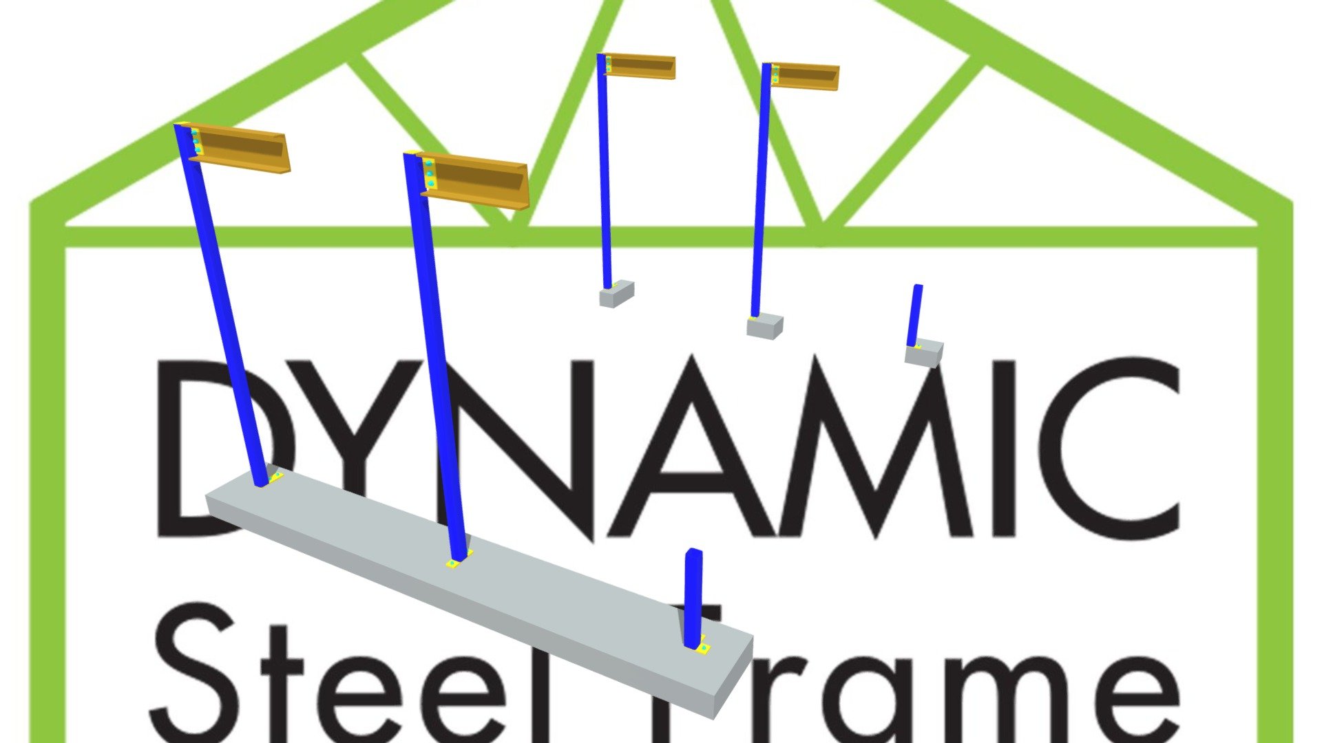 PFC to column - 3D model by Dynamic Steel Frame (@DynamicSteelFrame ...